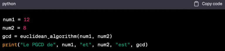 L'algorithme d'Euclide : Méthodes et résolutions